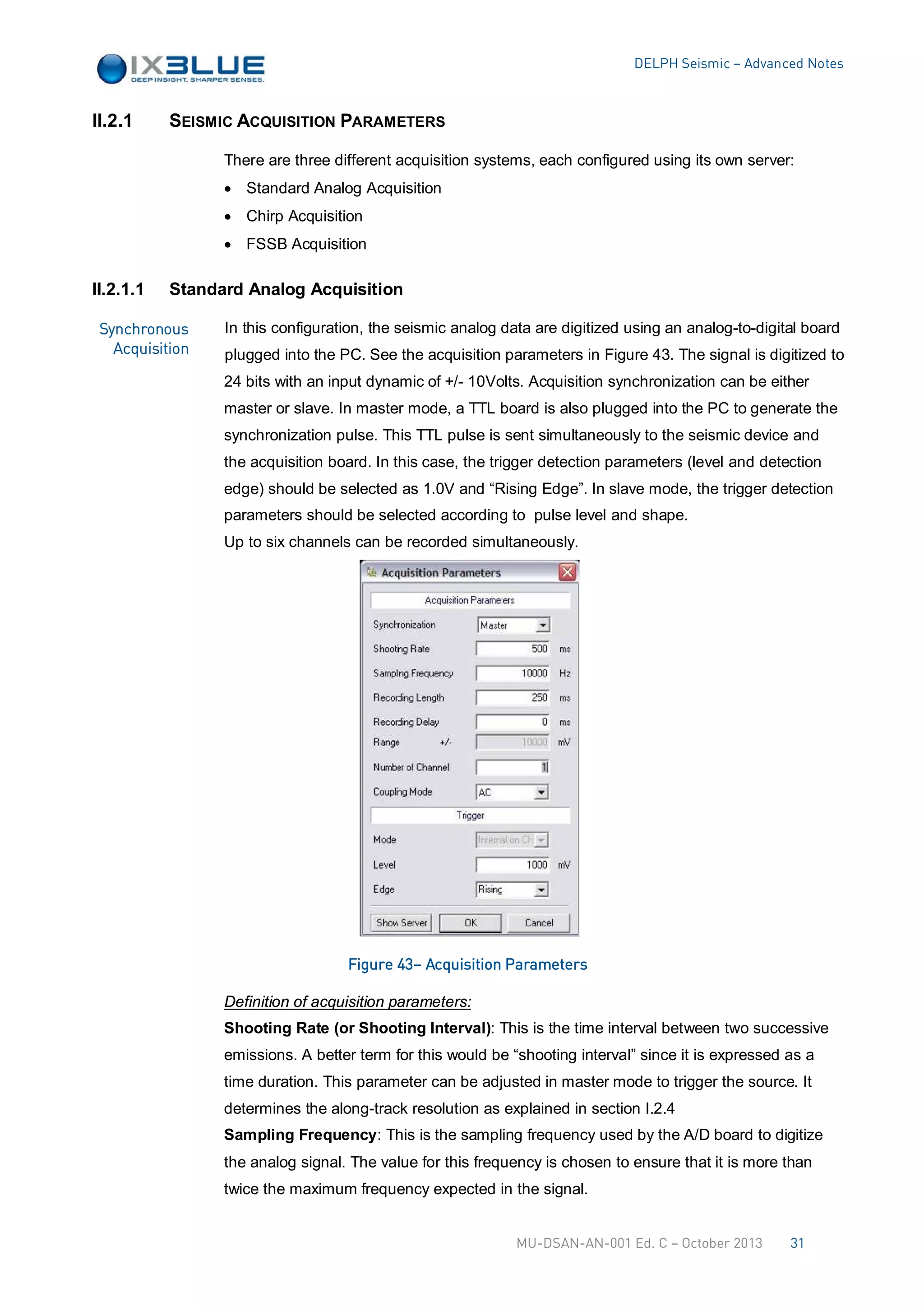 iXblue - DELPH Seismic advanced notes | PDF