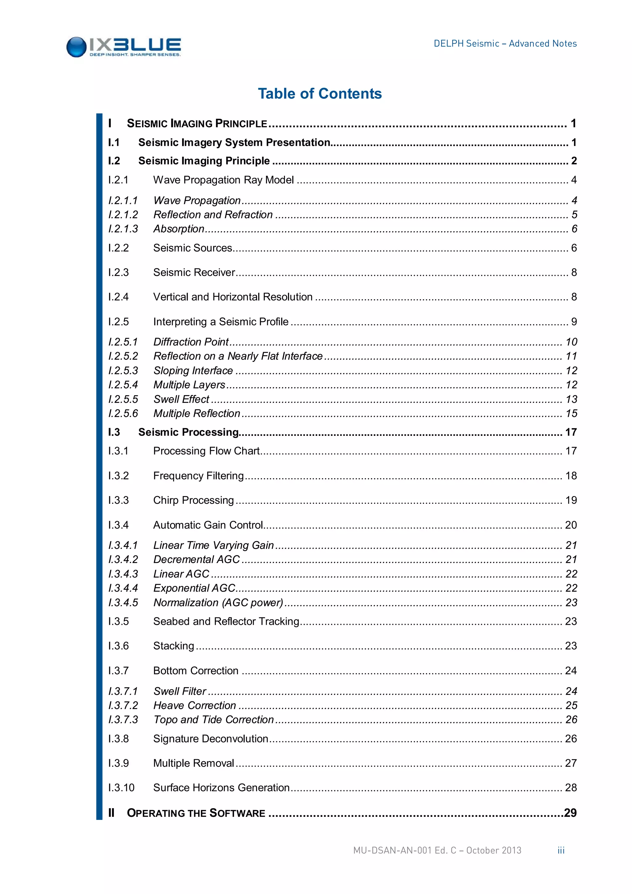 iXblue - DELPH Seismic advanced notes | PDF