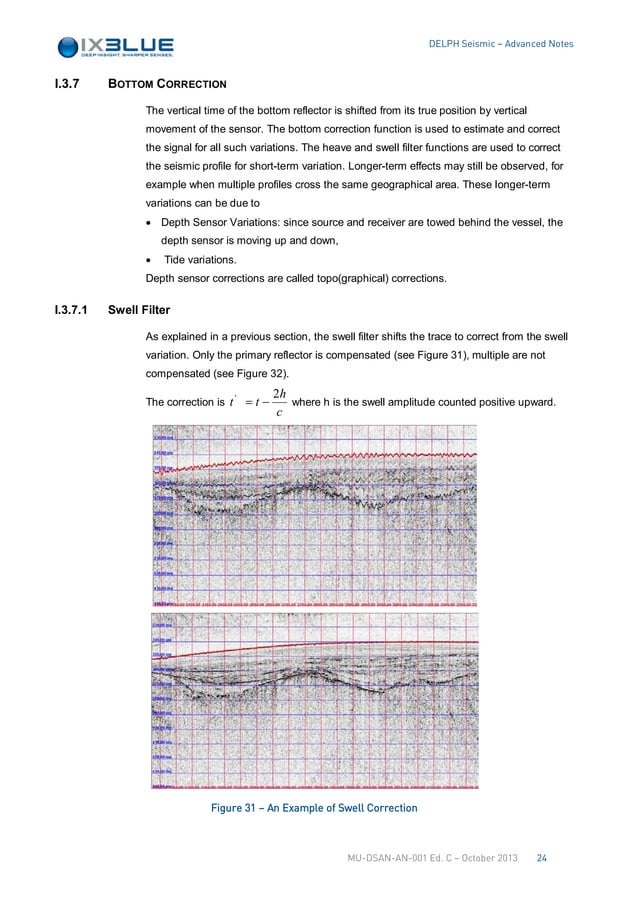 iXblue - DELPH Seismic advanced notes | PDF