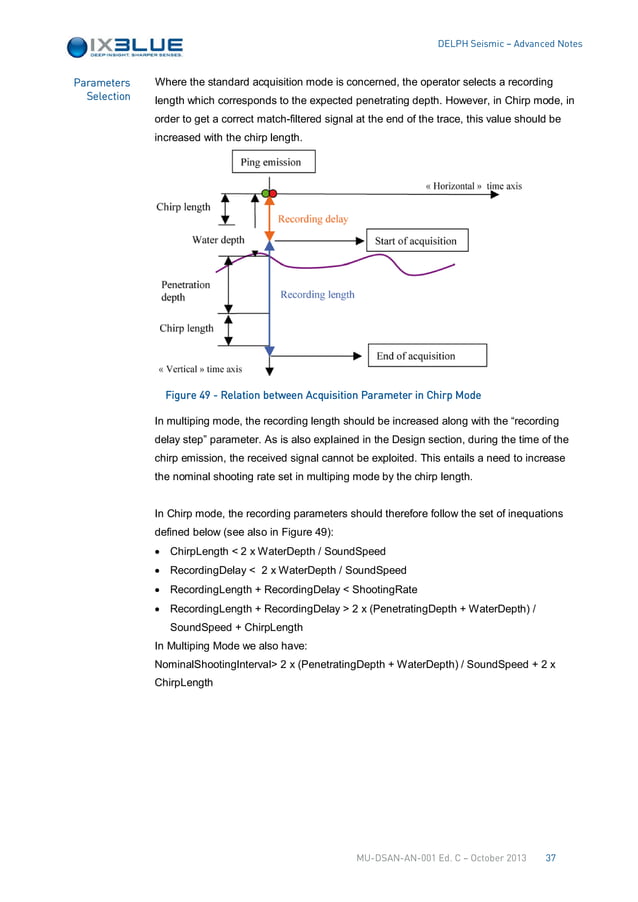 iXblue - DELPH Seismic advanced notes | PDF