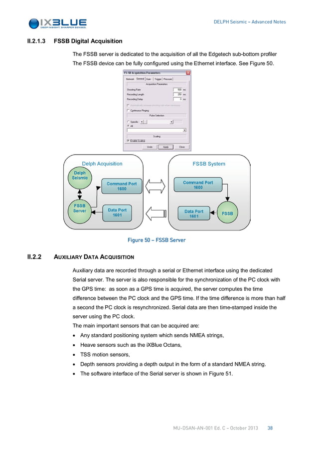 iXblue - DELPH Seismic advanced notes | PDF