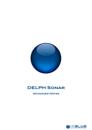 iXblue - DELPH Sonar advanced notes | PDF