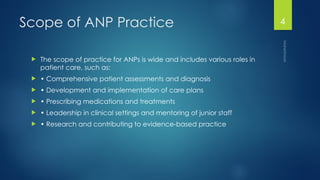 Advanced Nurse Practitioner (ANP)....... | PPTX
