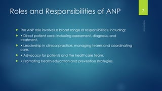 Advanced Nurse Practitioner (ANP)....... | PPTX
