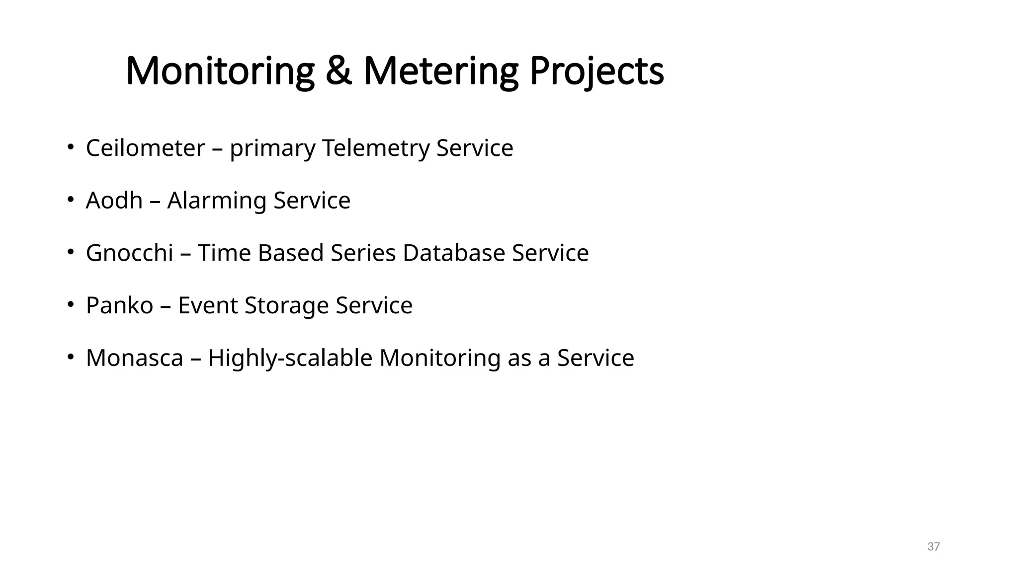 Some Advanced OpenStack Overview Document | PPT
