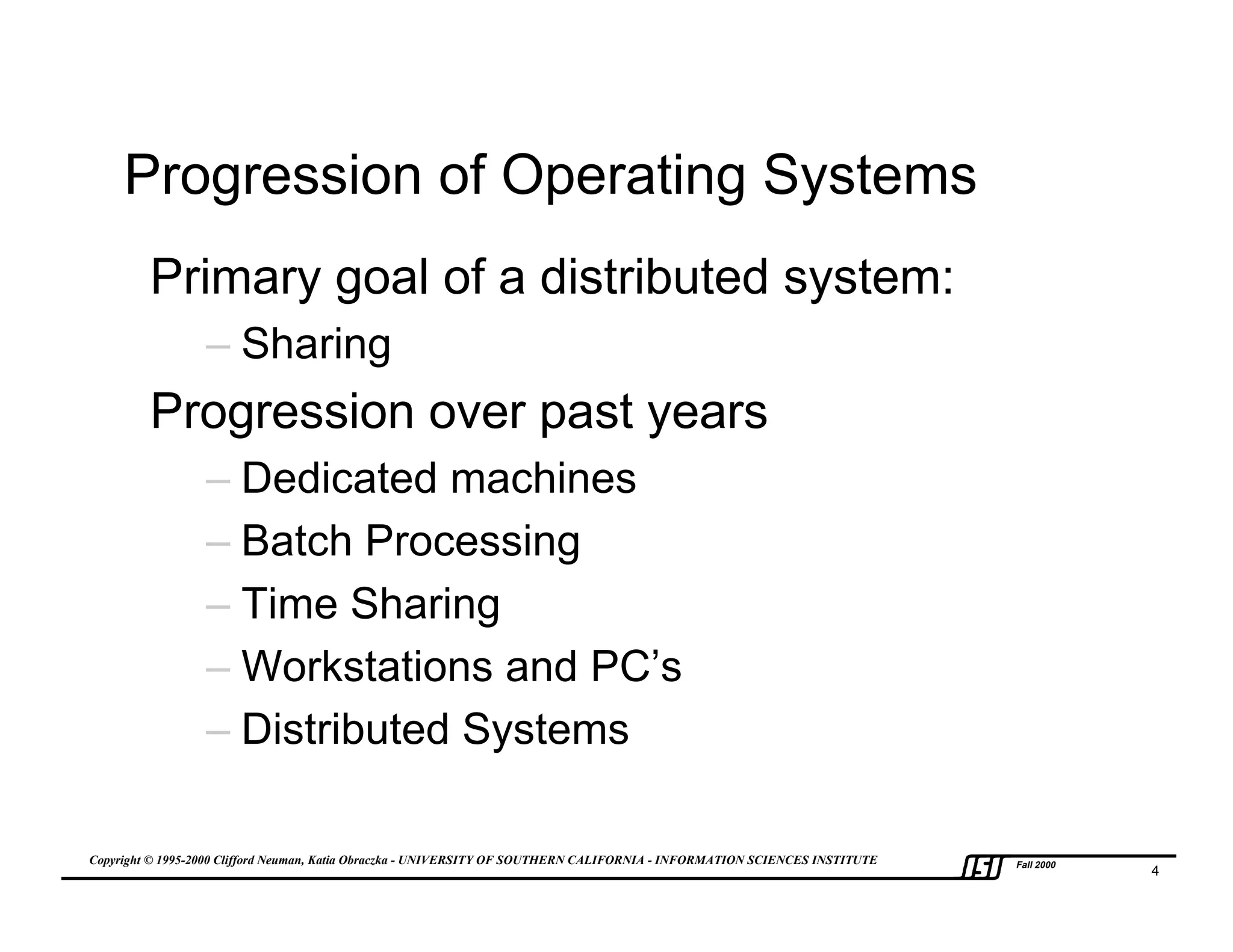 Advanced Operating Systems Ppt