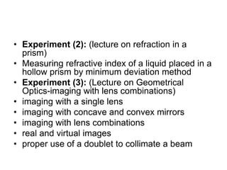 Advanced Optics Lab at SJSU.ppt