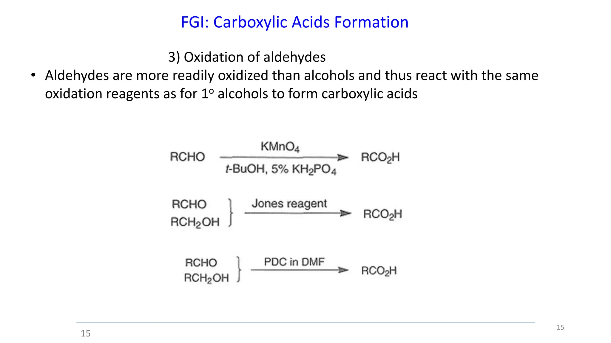 Functional group interconversions(oxidation reduction) | PPTX
