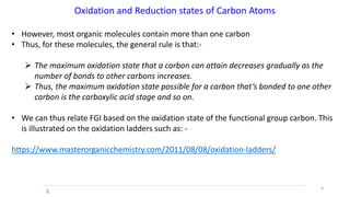 Functional group interconversions(oxidation reduction) | PPTX