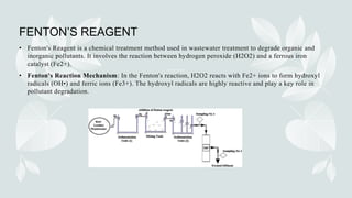 Advanced oxidative processes, reverse osmosis, ion exchange method | PPTX