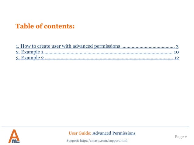 Advanced Permissions: Magento Extension by Amasty. User Guide. | PPT | Free Download