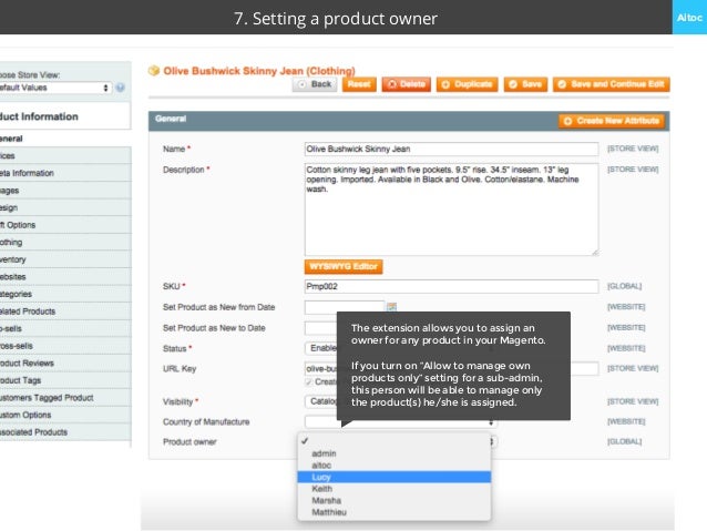 Magento extensions: Advanced permissions user manual by Aitoc