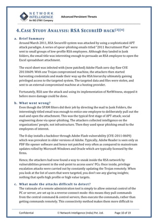 Advanced persistent threats(APT) | PDF