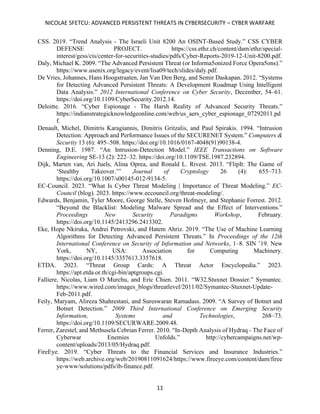 Advanced Persistent Threats in Cybersecurity – Cyber Warfare | PDF | Free Download