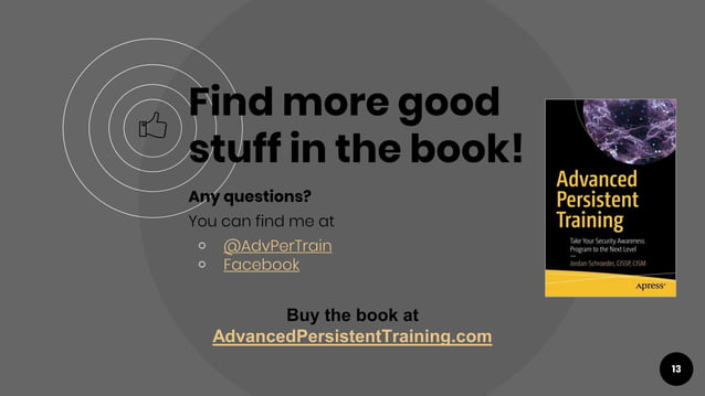 Advanced Persistent Training Quotes | PPT