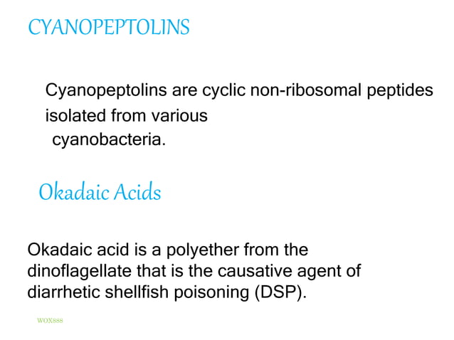 advanced pharmacognosy Marine toxin.pptx | Digestive Disorders ...