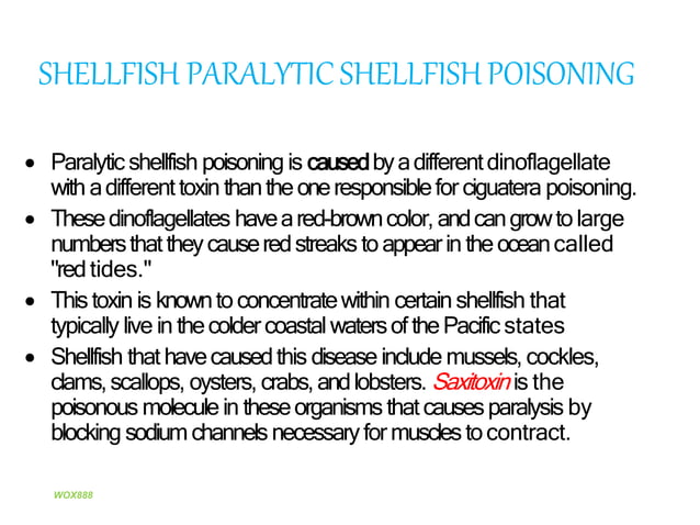 advanced pharmacognosy Marine toxin.pptx | Digestive Disorders ...