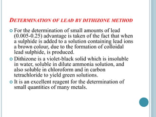 Analytical Procedures in Elemental Impurities | PPTX