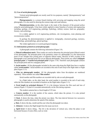 Advanced photogeology lecture notes kadir dirik | PDF