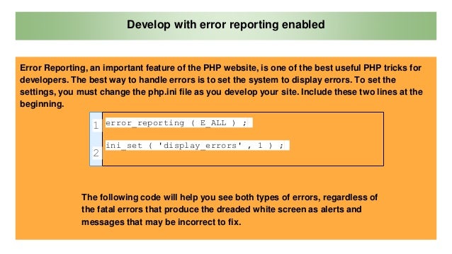 Advanced php tricks and tips that can make developers life easier