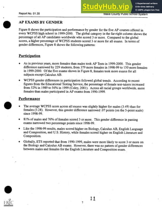 Advanced Placement Exams 1999-2000 Results for WCPSS and EBN Districts.pdf
