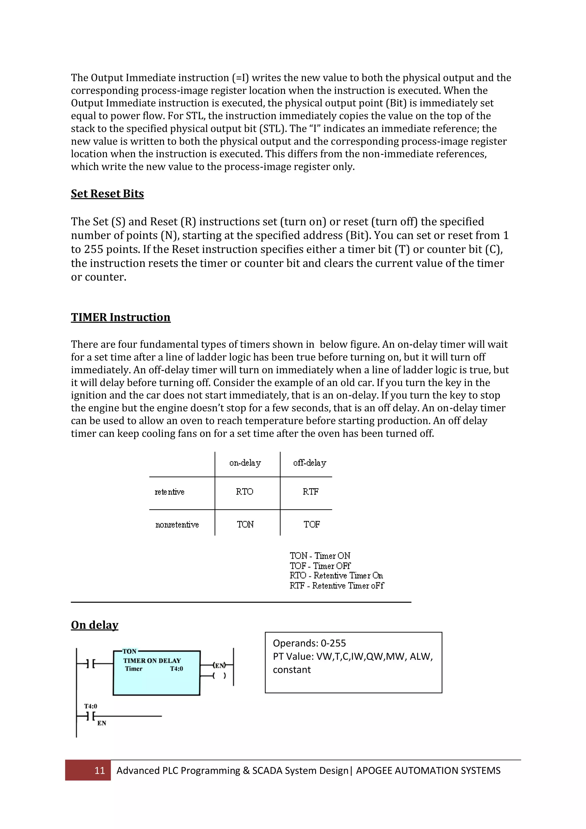 Advanced Plc Programming And Scada System Design Pdf Desktops Computing