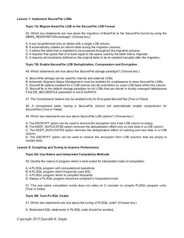Advanced Plsql Mockassessment