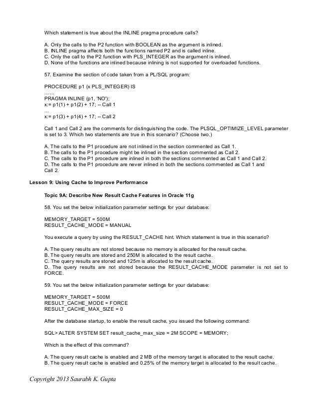 Advanced Plsql Mockassessment
