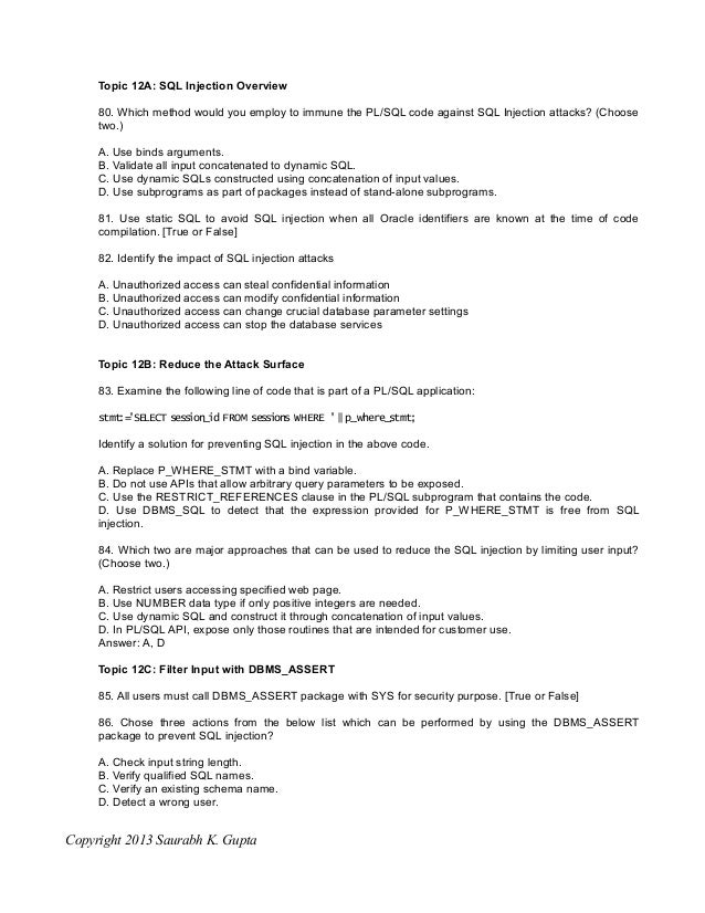 Advanced Plsql Mockassessment