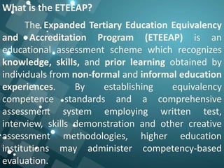 Advanced policy and equivalency program | PPTX