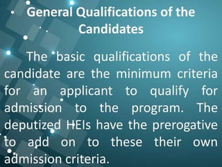 Advanced policy and equivalency program | PPTX