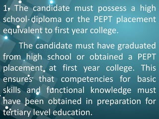 Advanced policy and equivalency program | PPTX