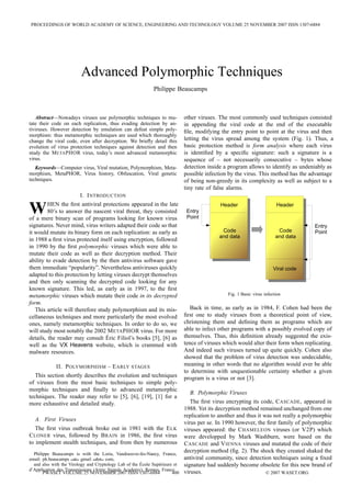 Advanced polymorphic techniques | PDF