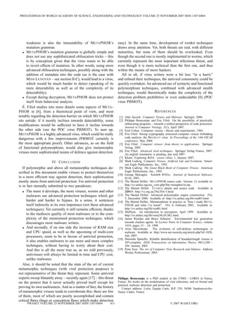 Advanced polymorphic techniques | PDF