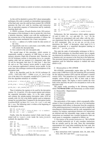 Advanced polymorphic techniques | PDF