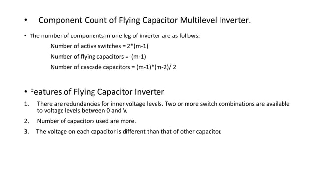 flying capacitor multi level inverter | PPT