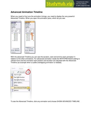 Advanced Power Point | PDF