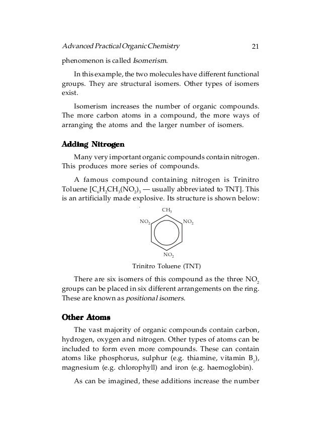 Advanced practical organic chemistry Advanced practical organic chemistry