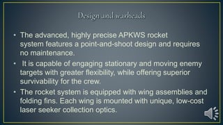 Advanced precision kill weapon system (apkws), United States of America ...