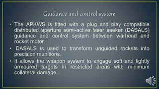 Advanced precision kill weapon system (apkws), United States of America ...