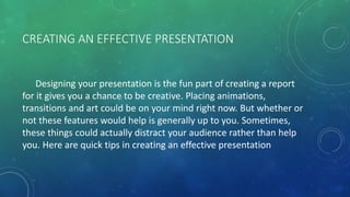 Advanced presentation skills | PPTX