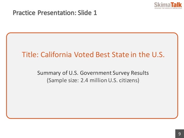 Advanced Presentation Skills - Lesson 2 | PPT