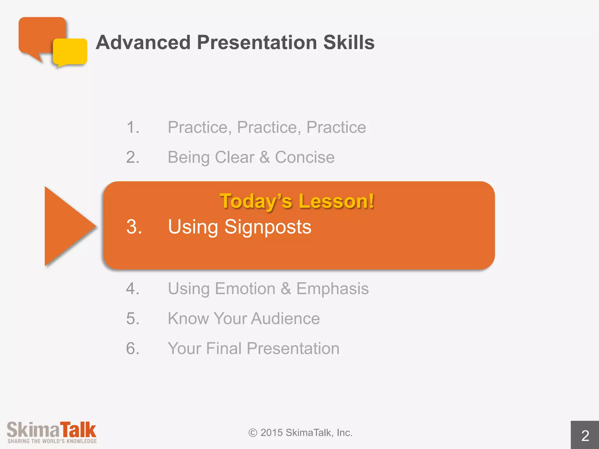 Advanced Presentation Skills - Lesson 3 (t) | PDF