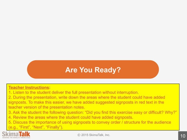 Advanced Presentation Skills - Lesson 3 (t) | PPT