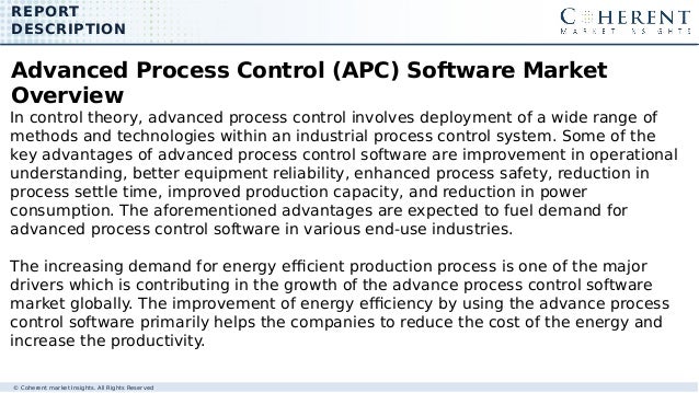 Advanced process control software market