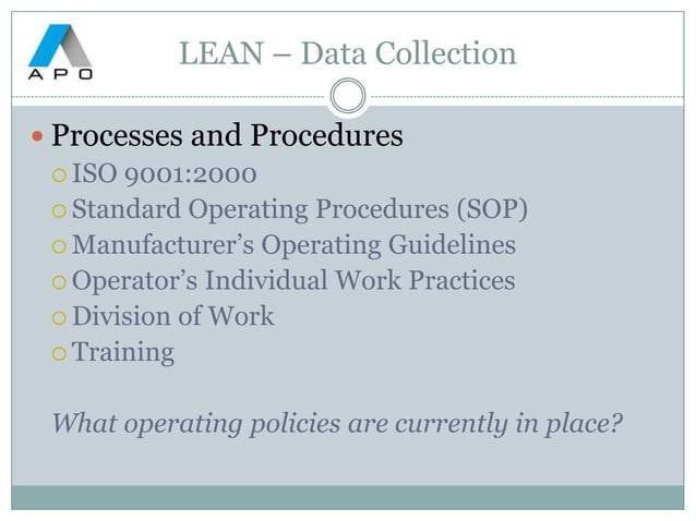 Advanced Process Optimization - Services | PPT