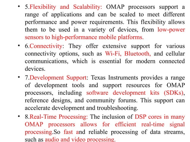 advanced processor part 5 ARM OMAP ADVANCED | PPT
