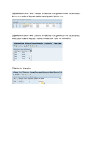 Advanced production integration Extended warehouse management | PDF