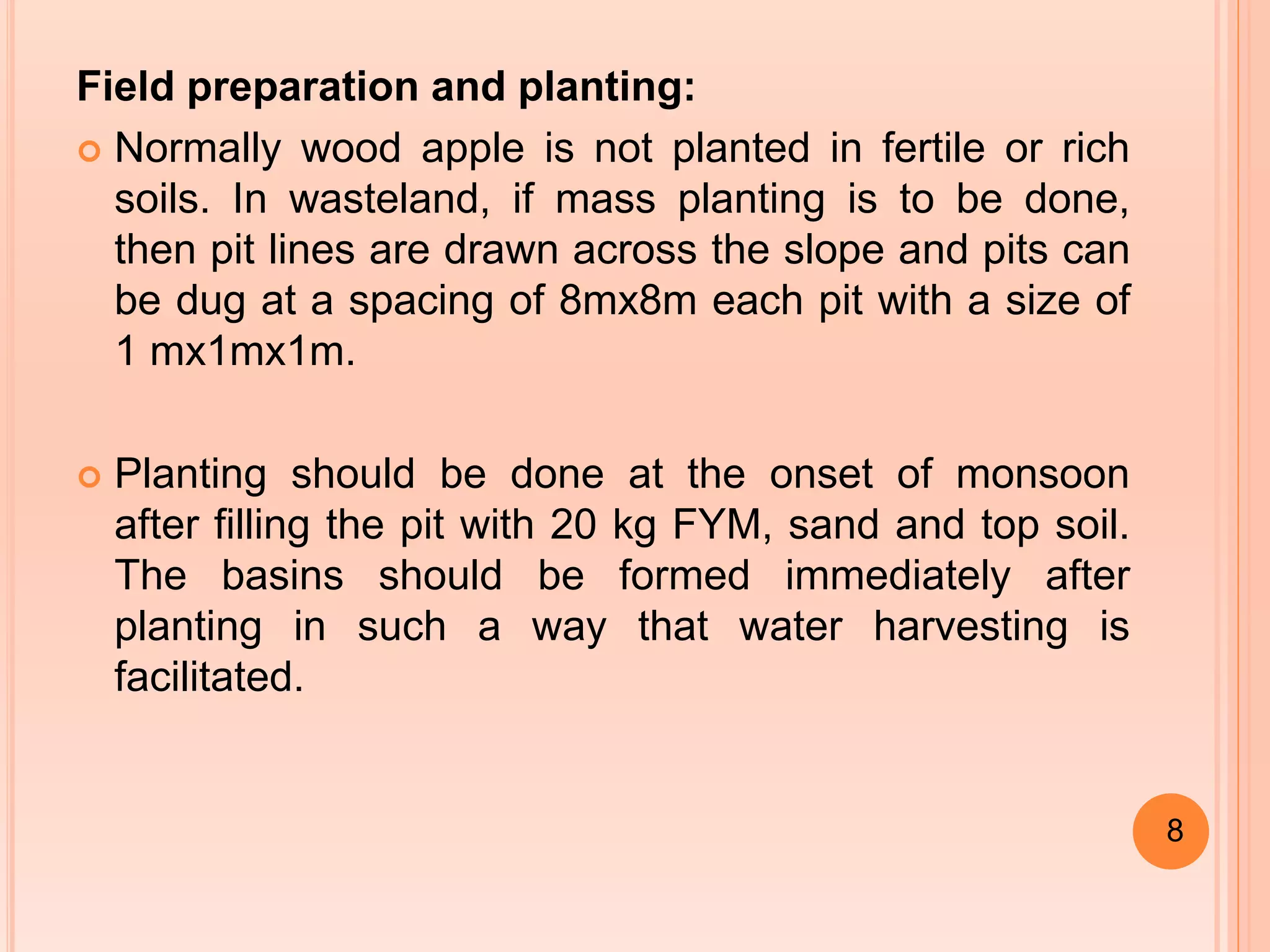 Advanced production technology of wood apple | PPTX