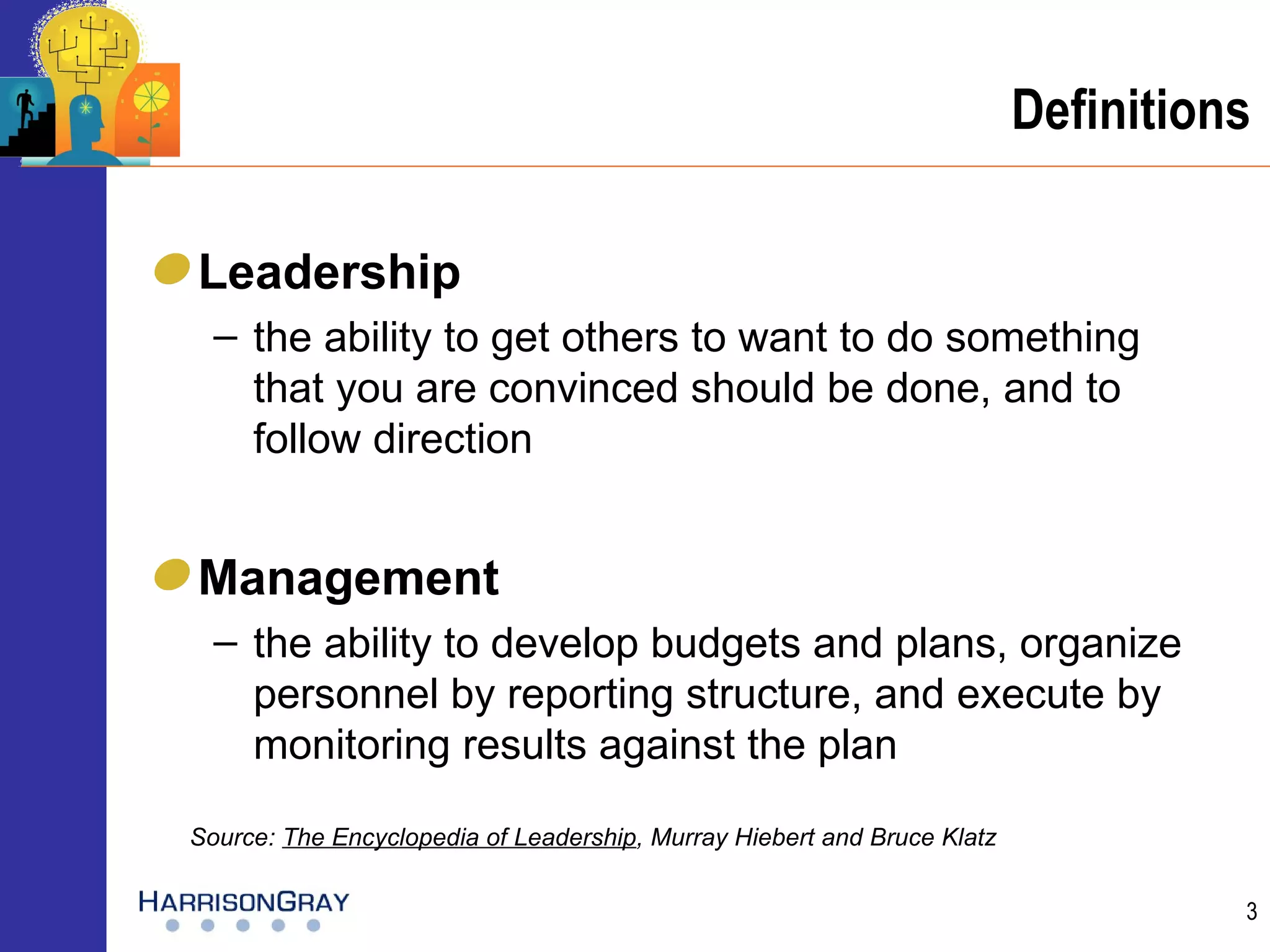 Advanced program management leadership | PPT